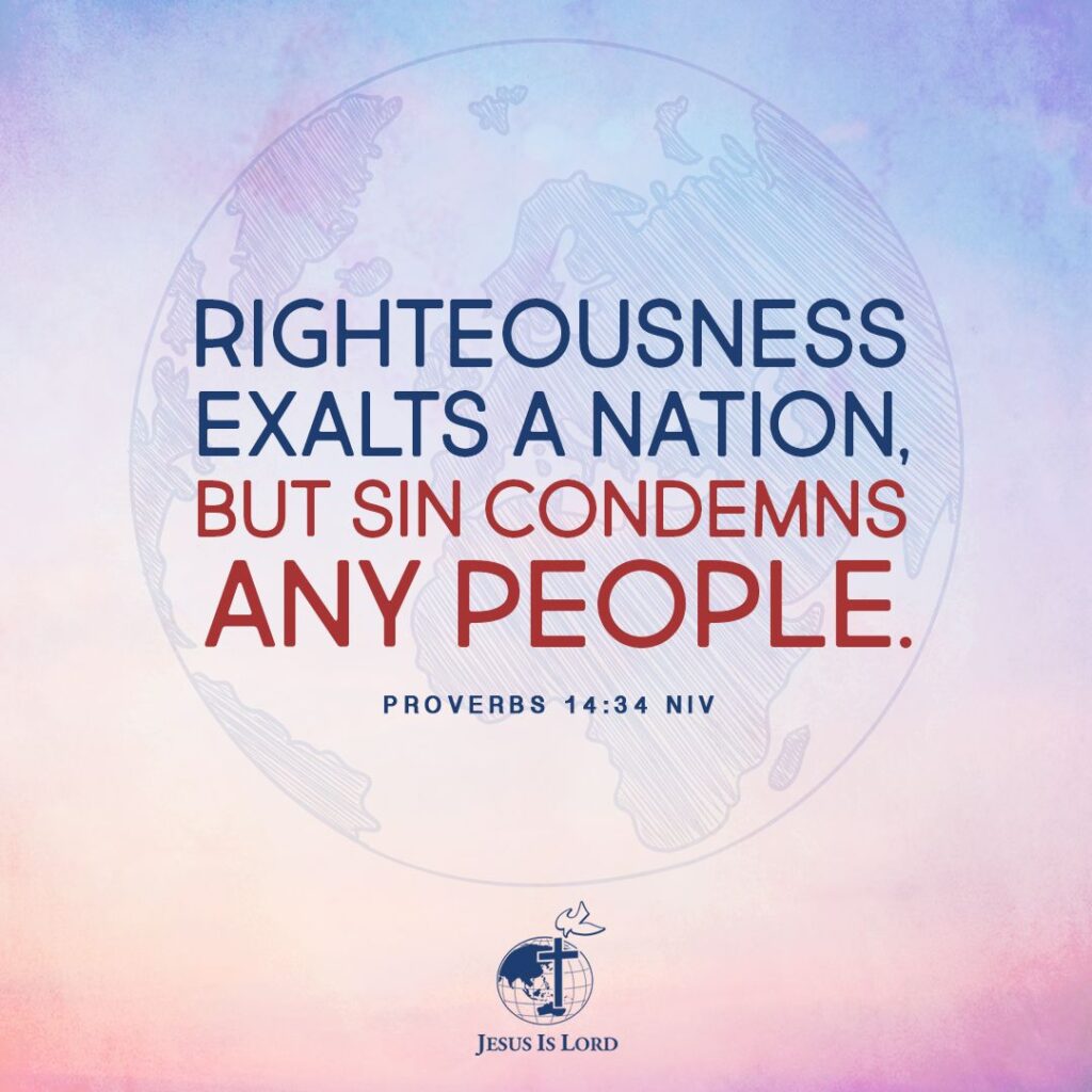 Proverbs 14 34 Daily Devotional In Christ