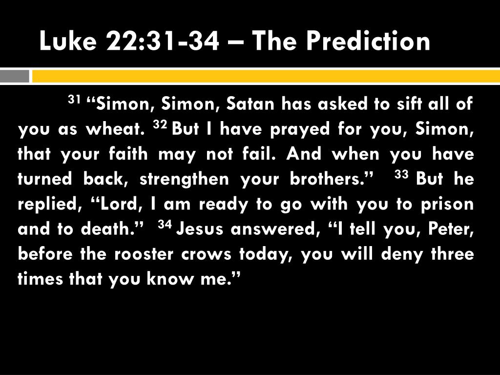 Luke 22 31 34 Daily Devotional In Christ