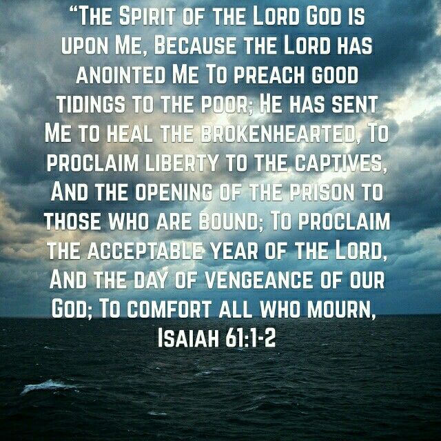 Isaiah 61 1 2 Daily Devotional In Christ
