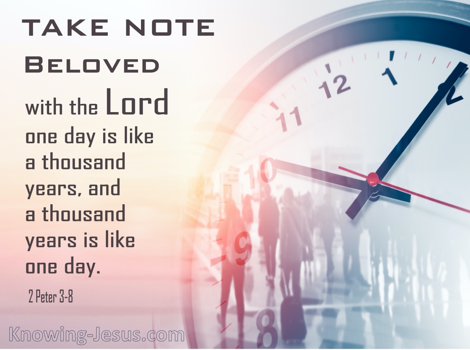 2 Peter‬ ‭3‬ :‭ 8‬ - Daily Devotional In Christ